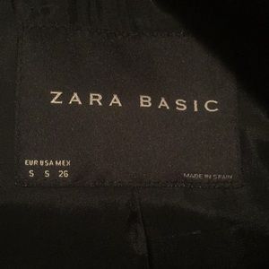 Zara | Jackets & Coats | Cute Zara Basic Wool Blend Coat | Poshmark